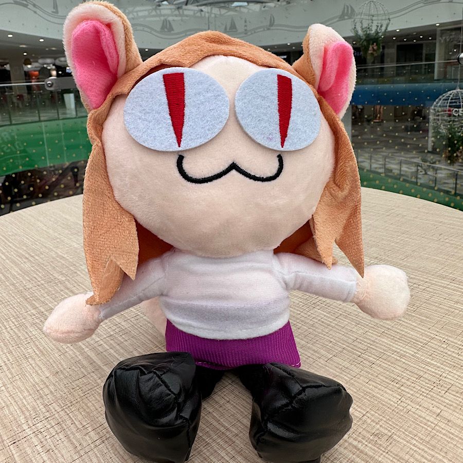 Мягкая игрушка аниме Неко Арк девочка-кошка Neco arc купить на OZON по ...