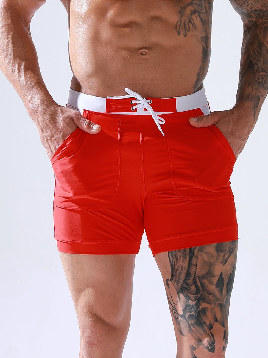 Плавки купальные Мужской Nator красный, красный матовый, размер 56 ...