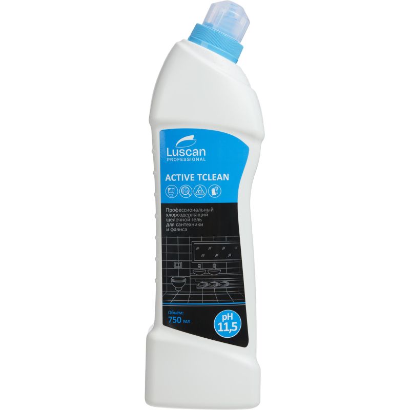 Luscan Professional Чистящее средство, Active Тclean, с отбеливающим ...