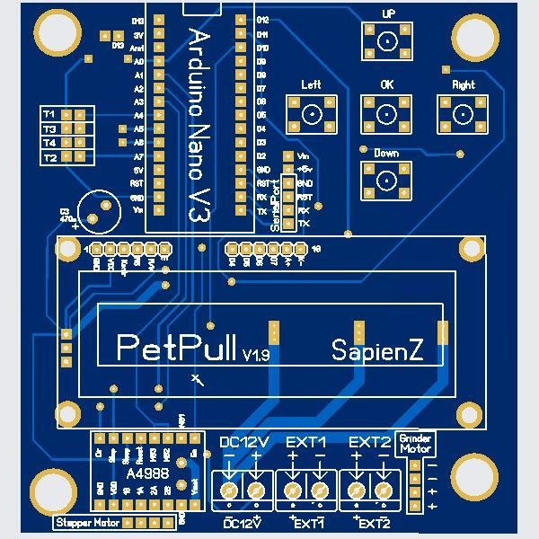 Плата для сборки контроллера станка по переработке pet бутылок PetPull ...