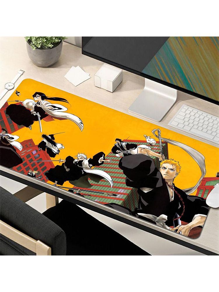 BLEACH Коврик для мышки, XXL, коралловый, черный матовый купить на OZON ...