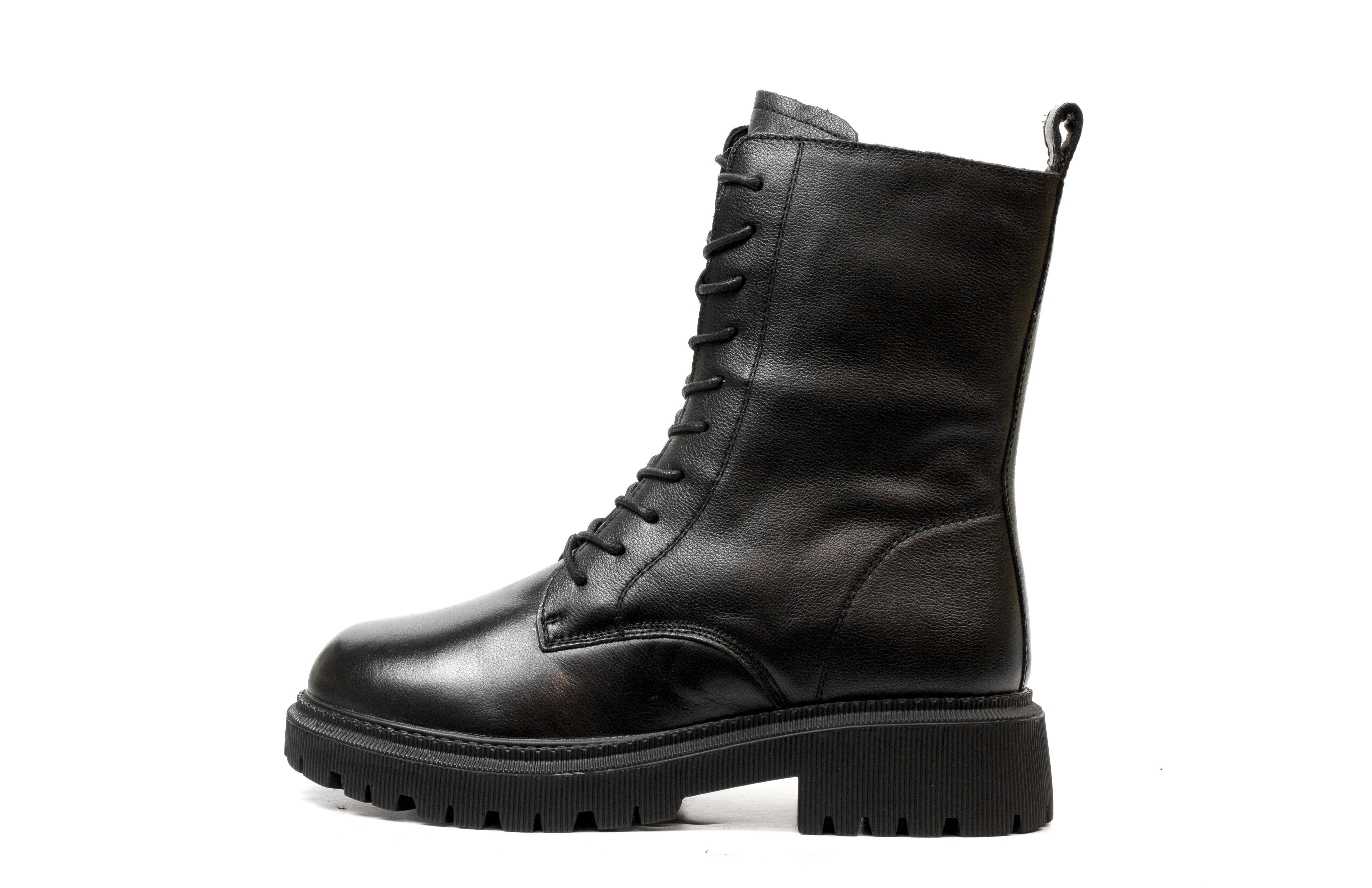 Ботинки Женский HELENA BERGER черный, размер 38 Зима F Молния Стандартный низкий (до 4 см ...