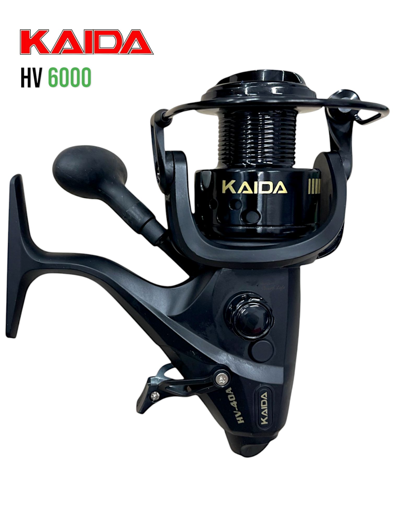 Катушка KAIDA HV, Безынерционная, 6000, Передний + Задний фрикцион ...