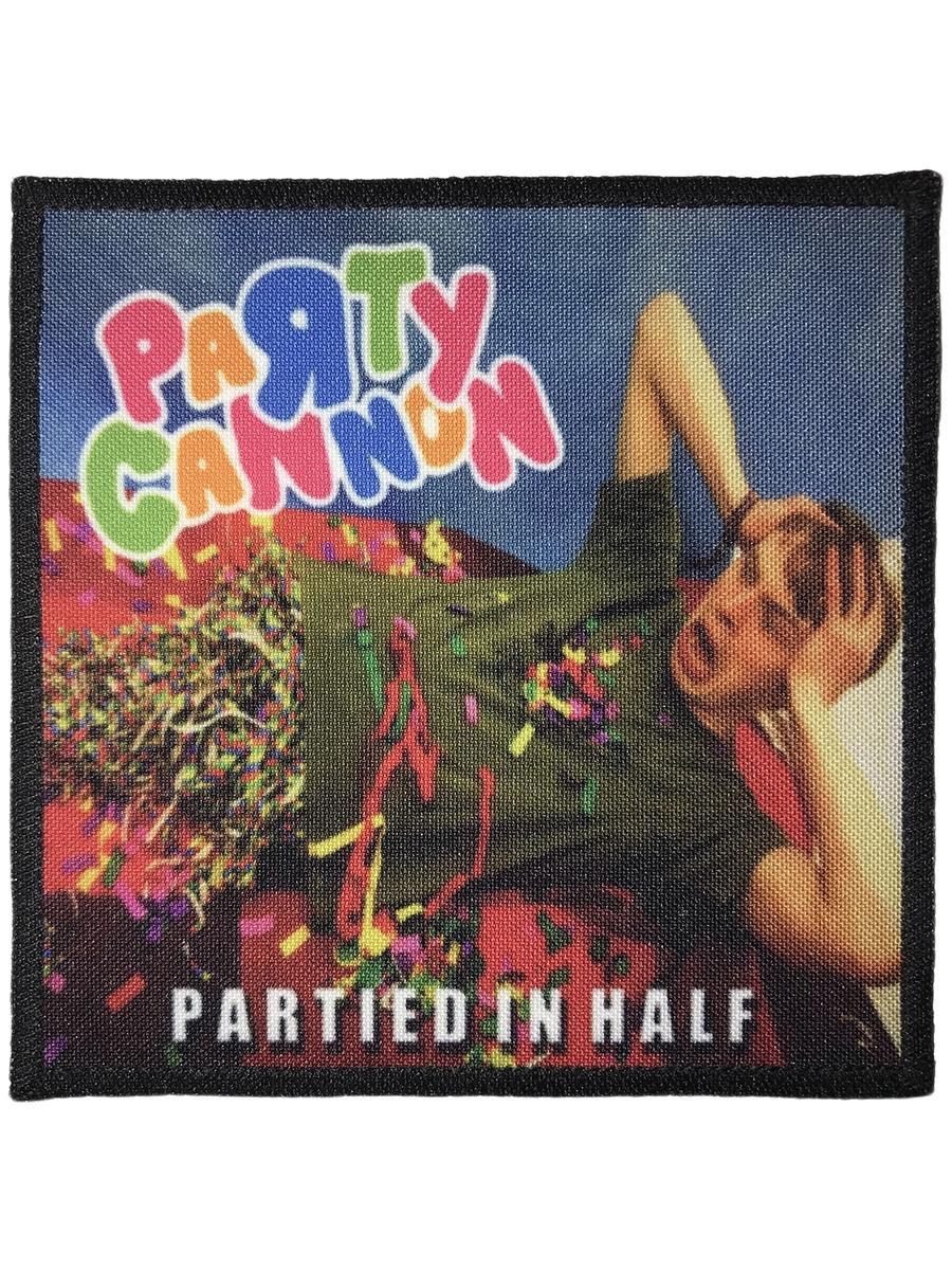 Нашивка Party Cannon "Partied in Half" сублимационная патч slam brutal ...