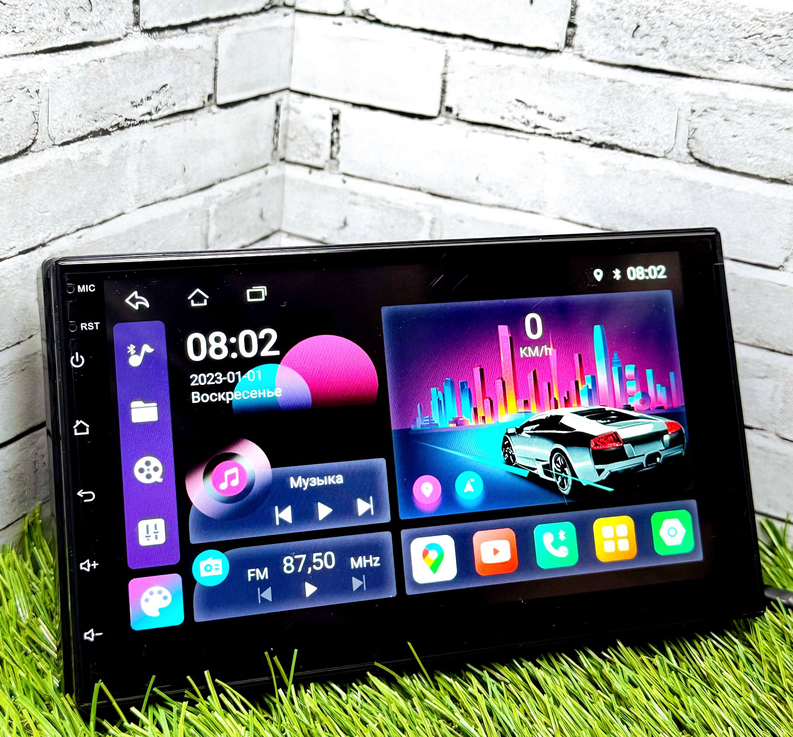 Магнитола 2 din BOS-MINI G7 (7 дюймов FULL HD) Android 2+32, Carplay ...