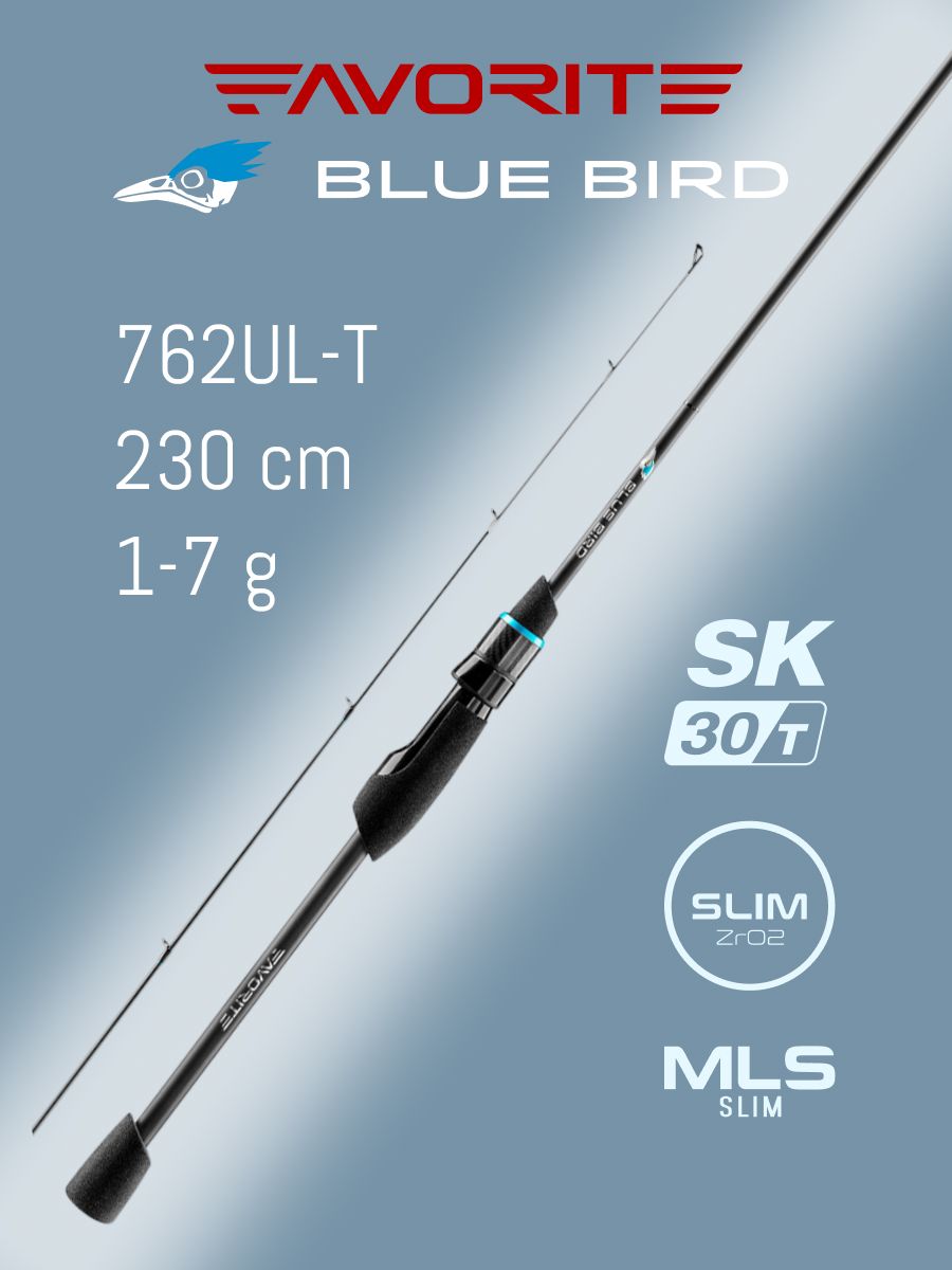 Удилище Favorite Blue Bird BB1 секций 2, от 1 гр до 7 купить c ...