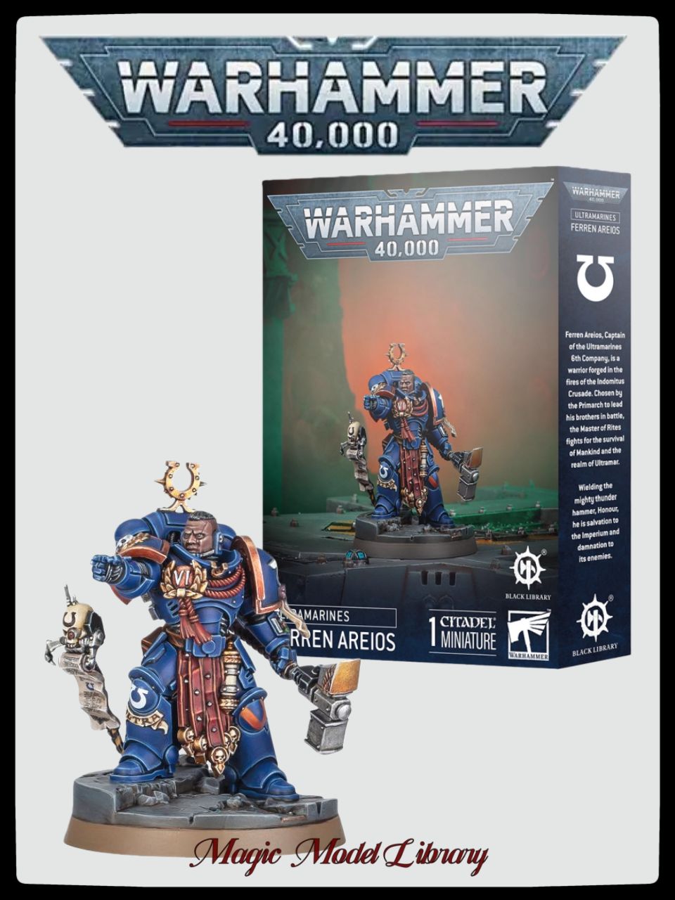 фигурки Warhammer 40k - Ultramarines: Ferren Areios купить на OZON по ...