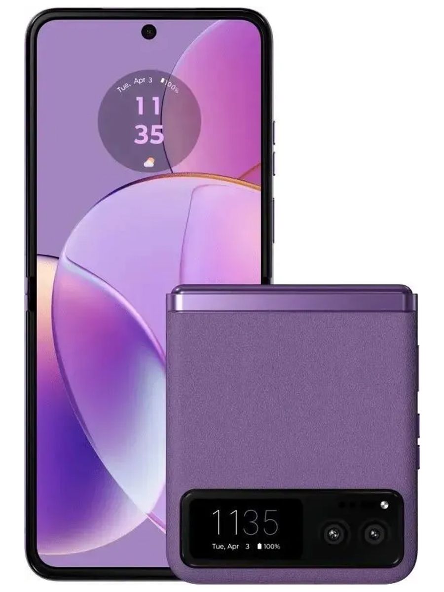 Смартфон Samsung Razr 40 22222 256 ГБ 12 ГБ Фиолетовый 6.9 OLED/AMOLED ...