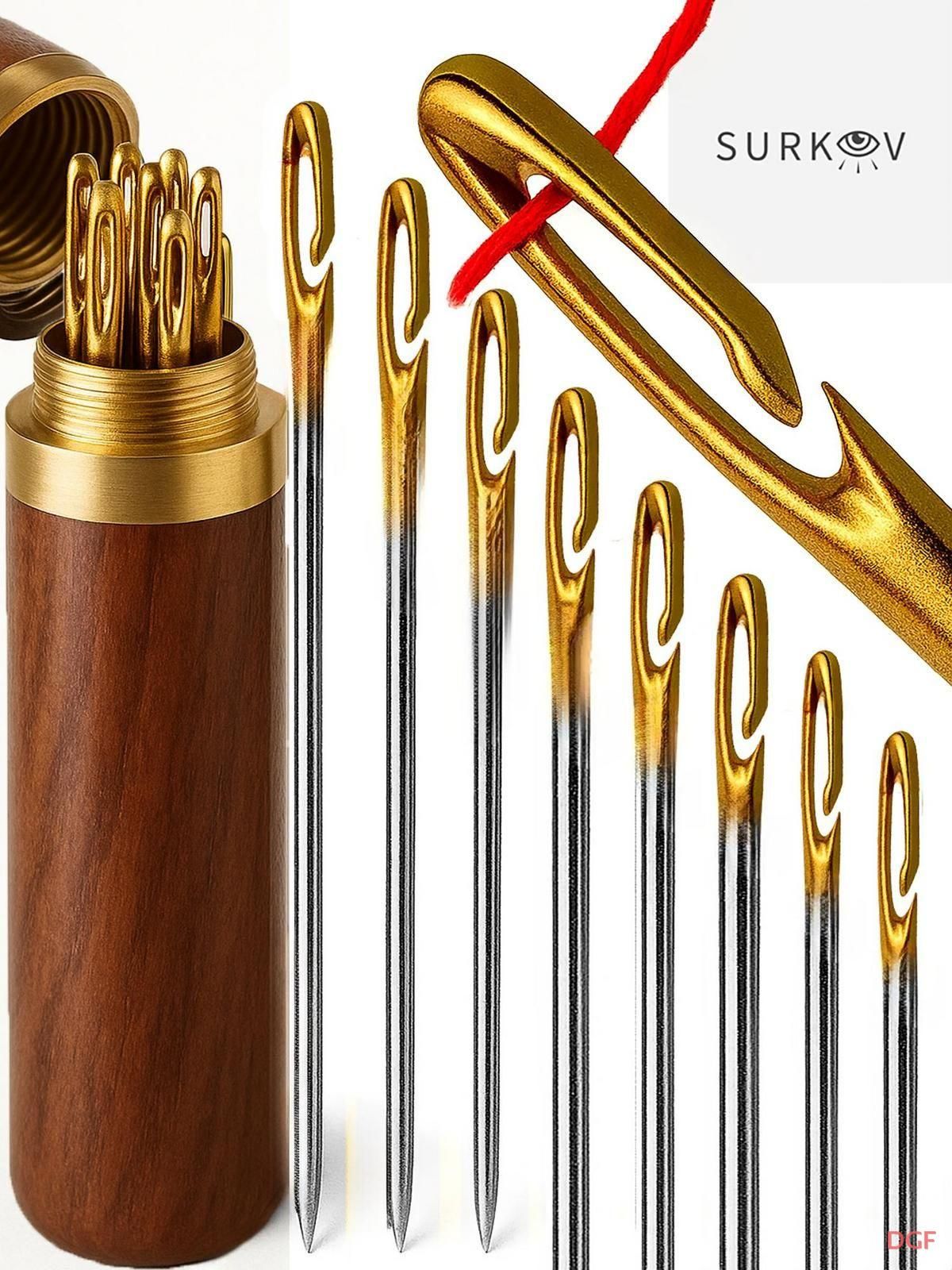 Surkov Иглы Для шитья №3, 5, 12 шт. купить на OZON по низкой цене ...