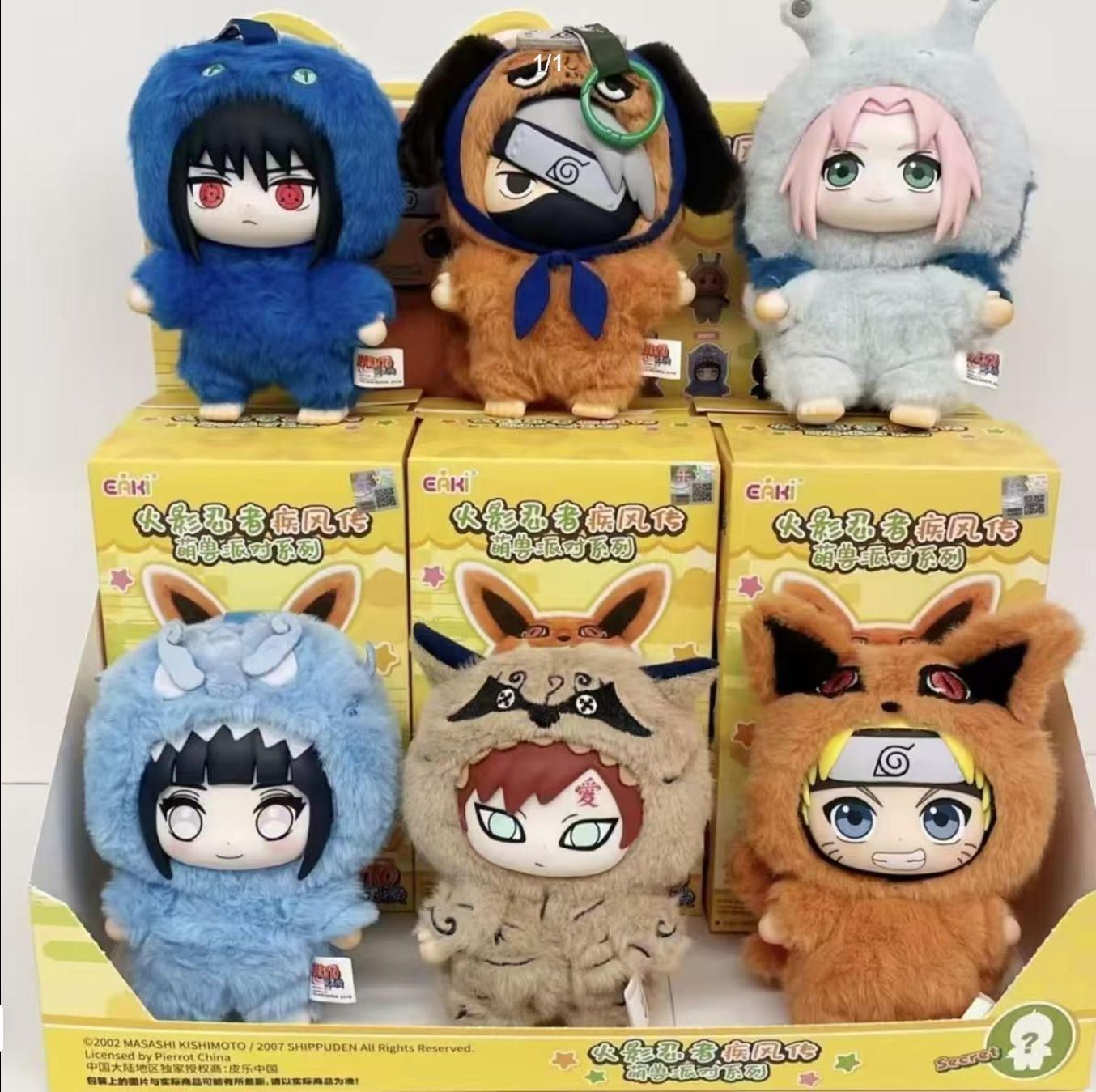 2026 новый хит Эксклюзивный сюрприз бокс Naruto 15 см Labubu ниндзя ...