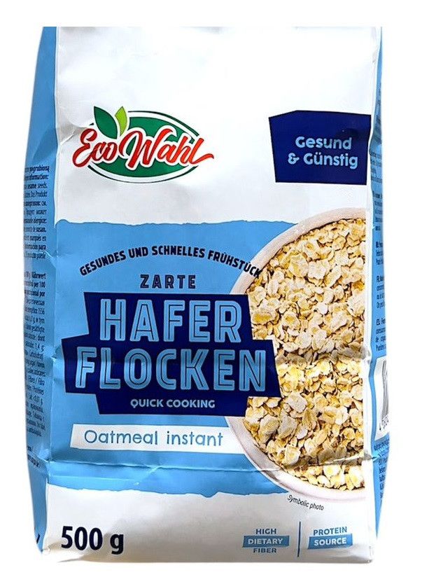 Хлопья овсяные нежные EcoWahl Hafer Flocken (Германия) 500 гр. купить ...