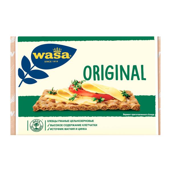Хлебцы ржаные с цельнозерновой мукой Wasa 275г купить на OZON по низкой ...