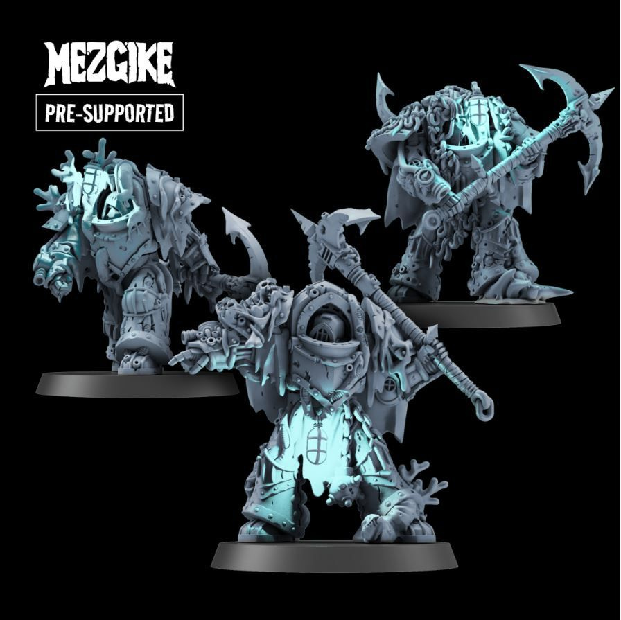 Миниатюра Warhammer 40000. Death Guard. Чумные терминаторы ...