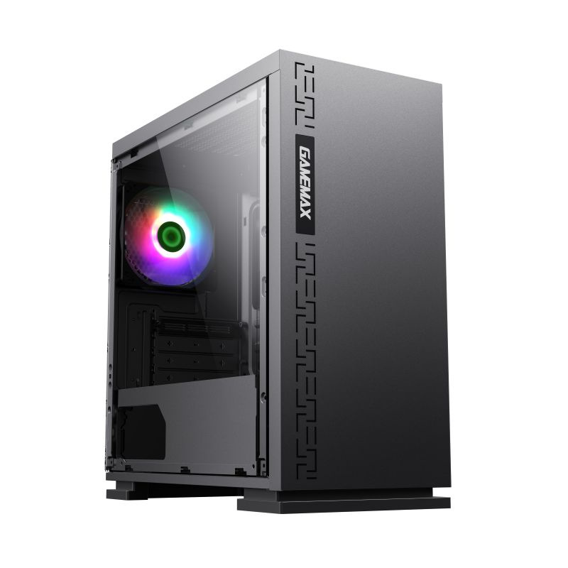 Корпус Gamemax Expedition Blk H605 без БП Черный Micro Tower Micro Atx