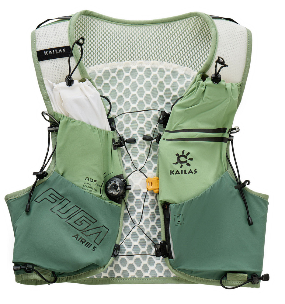 Жилет беговой Kailas Fuga Air 5 III Jade Green - купить с доставкой по ...