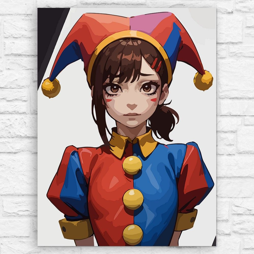 Картина по номерам на холсте сериалы цифровой цирк (помни, человек ...