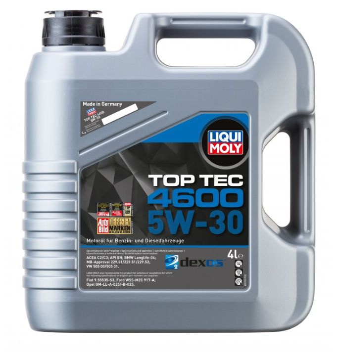 DSM Liquid Moly TOP TEC 4600 5W-30 автомасло НС-синтетическое 4л ...