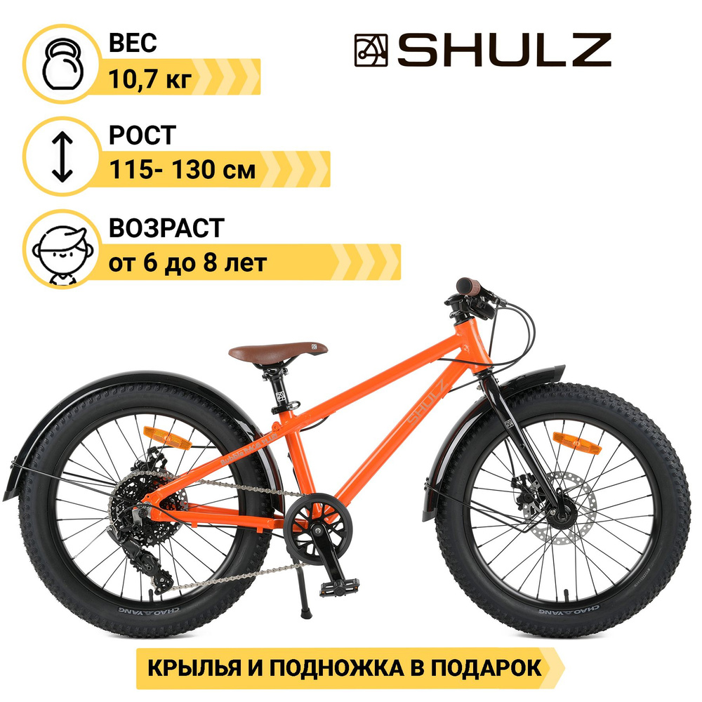 Велосипед детский Shulz Bubble 20 Race Plus оранжевый - купить по выгодной цене в интернет ...