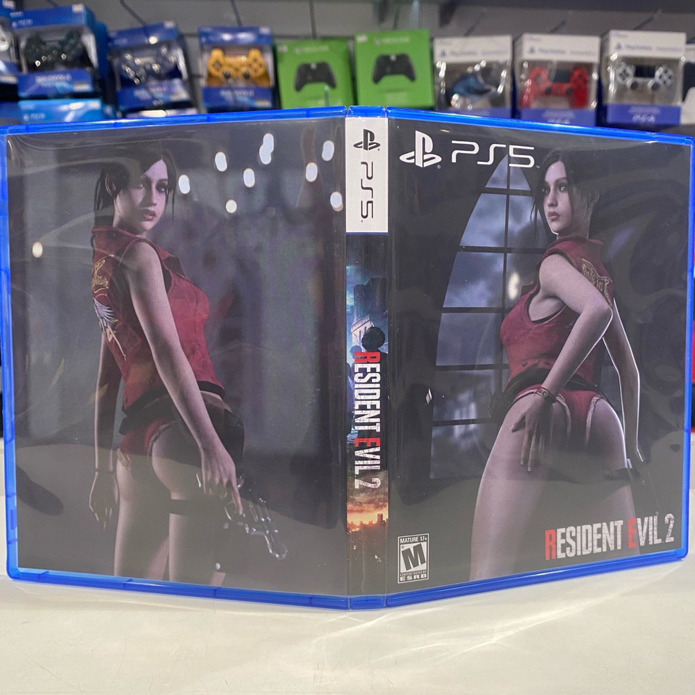 Игра " Resident Evil 2 " PS5 - Кастомная обложка для диска - купить с ...