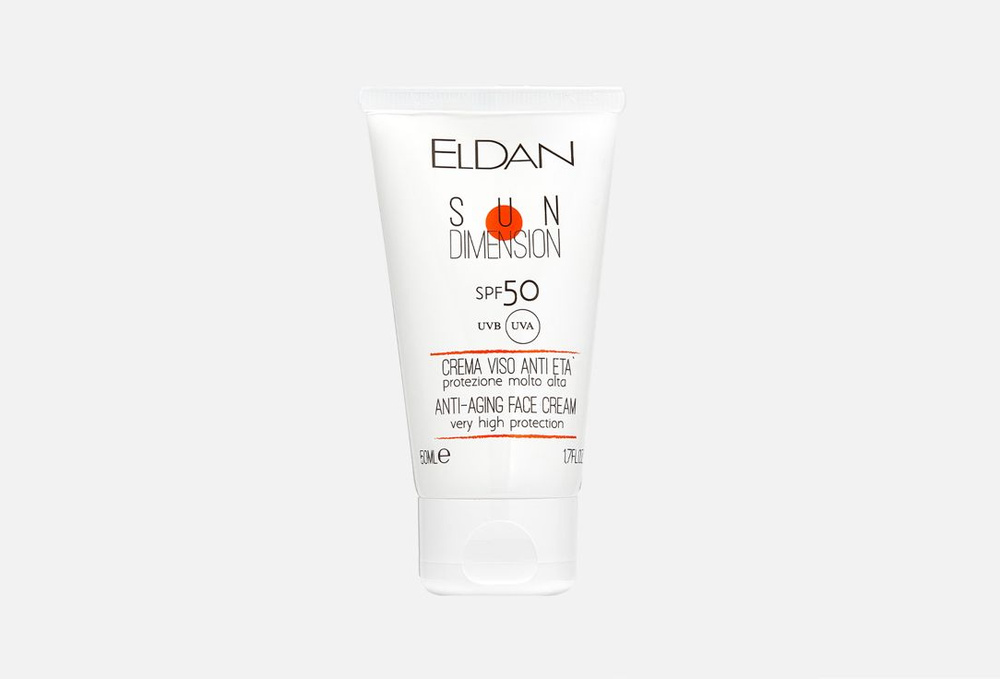 Дневная защита от солнца SPF 50 / Eldan Cosmetics, Anti aging face cream very high protection ...