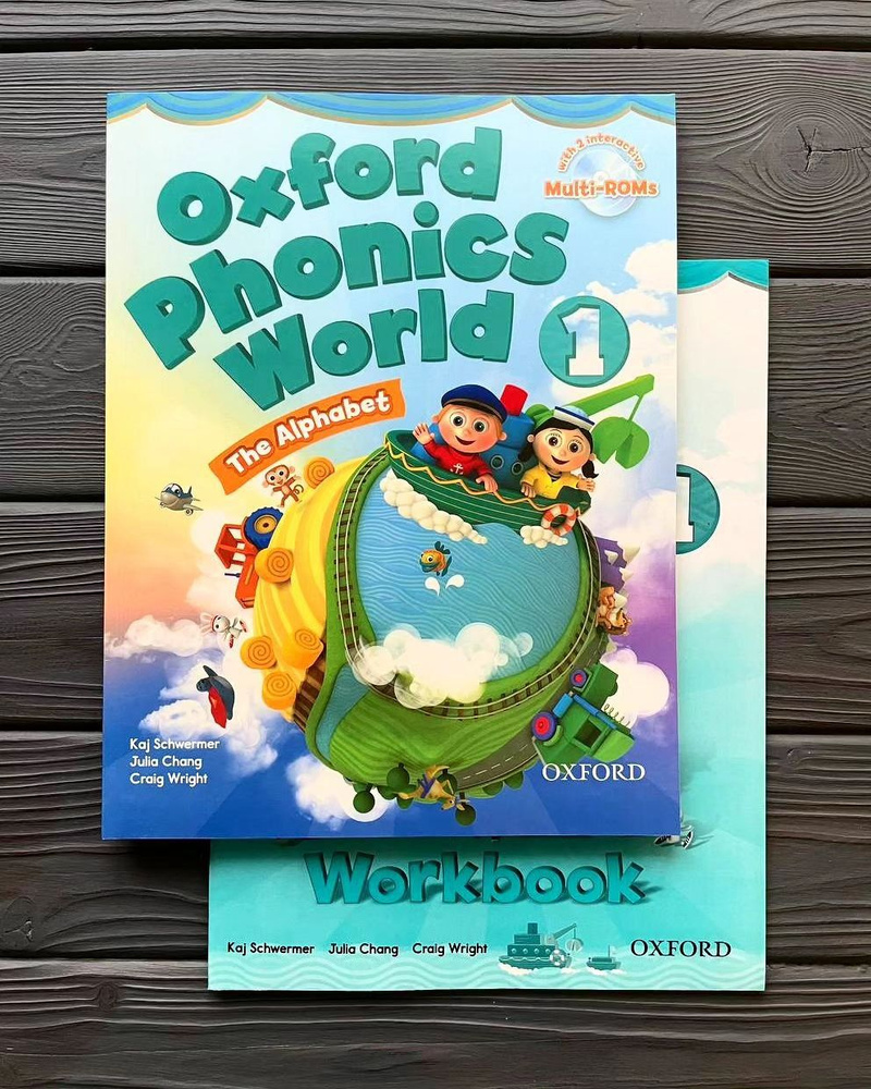 Oxford Phonics World Level 1. Полный комплект. Student Book + Workbook ...