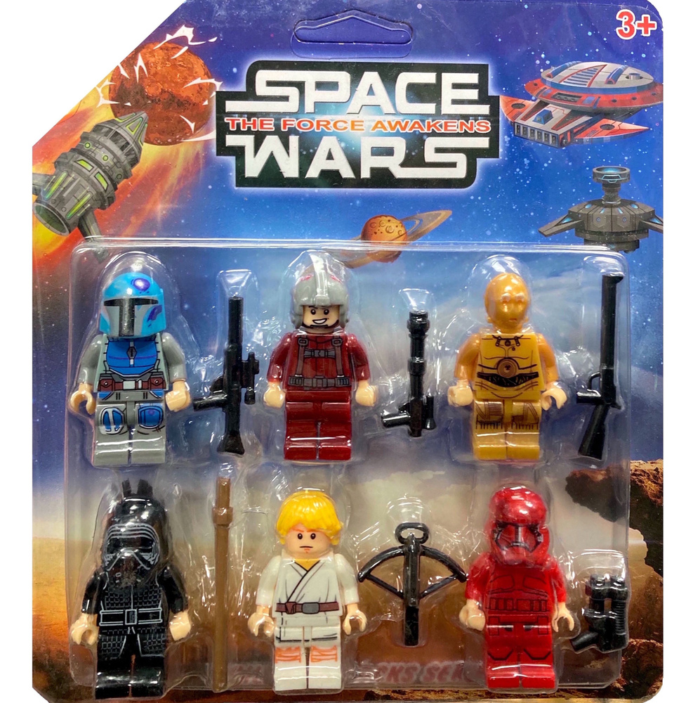 Фигурки Звездные Войны Space Wars / 6 штук - купить с доставкой по ...