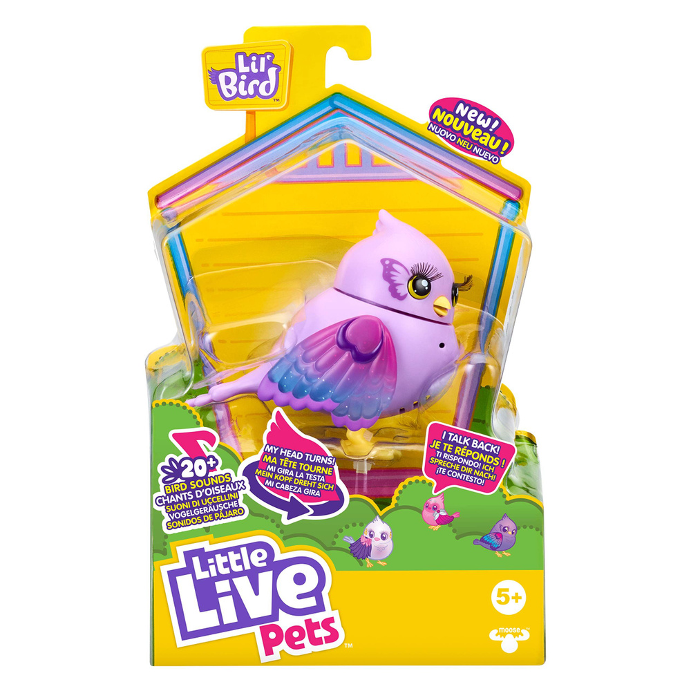 Little Live Pets Lil' Bird Электронные интерактивные детские игрушки ...