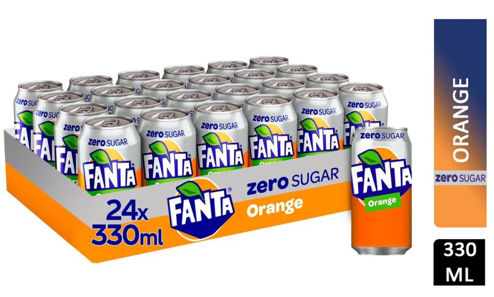 Газированный напиток Fanta Orange No Sugar (Фанта Апельсин без сахара ...