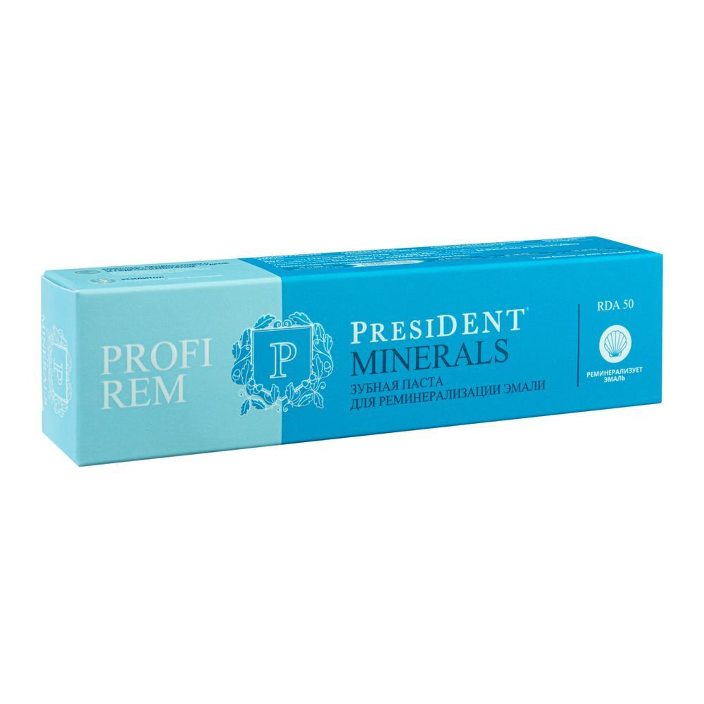 President Profi Зубная паста Rem Minerals 50мл - купить с доставкой по ...