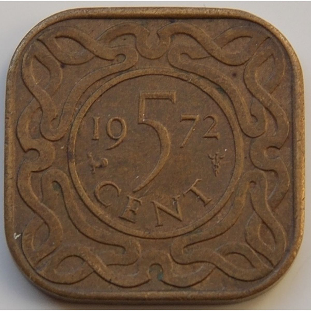 Суринам 5 центов 1962-1972 КМ12 VF арт. 8308 - купить в интернет-магазине OZON с быстрой ...