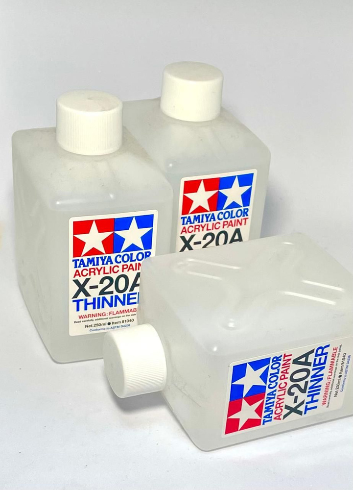 X-20A Растворитель для акриловых красок объем 250мл. ACRYLLIC PAINT ...