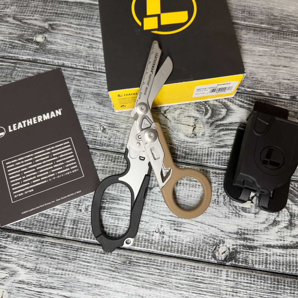 Ножницы Leatherman Raptor Rescue Coyote & Black купить на OZON по ...