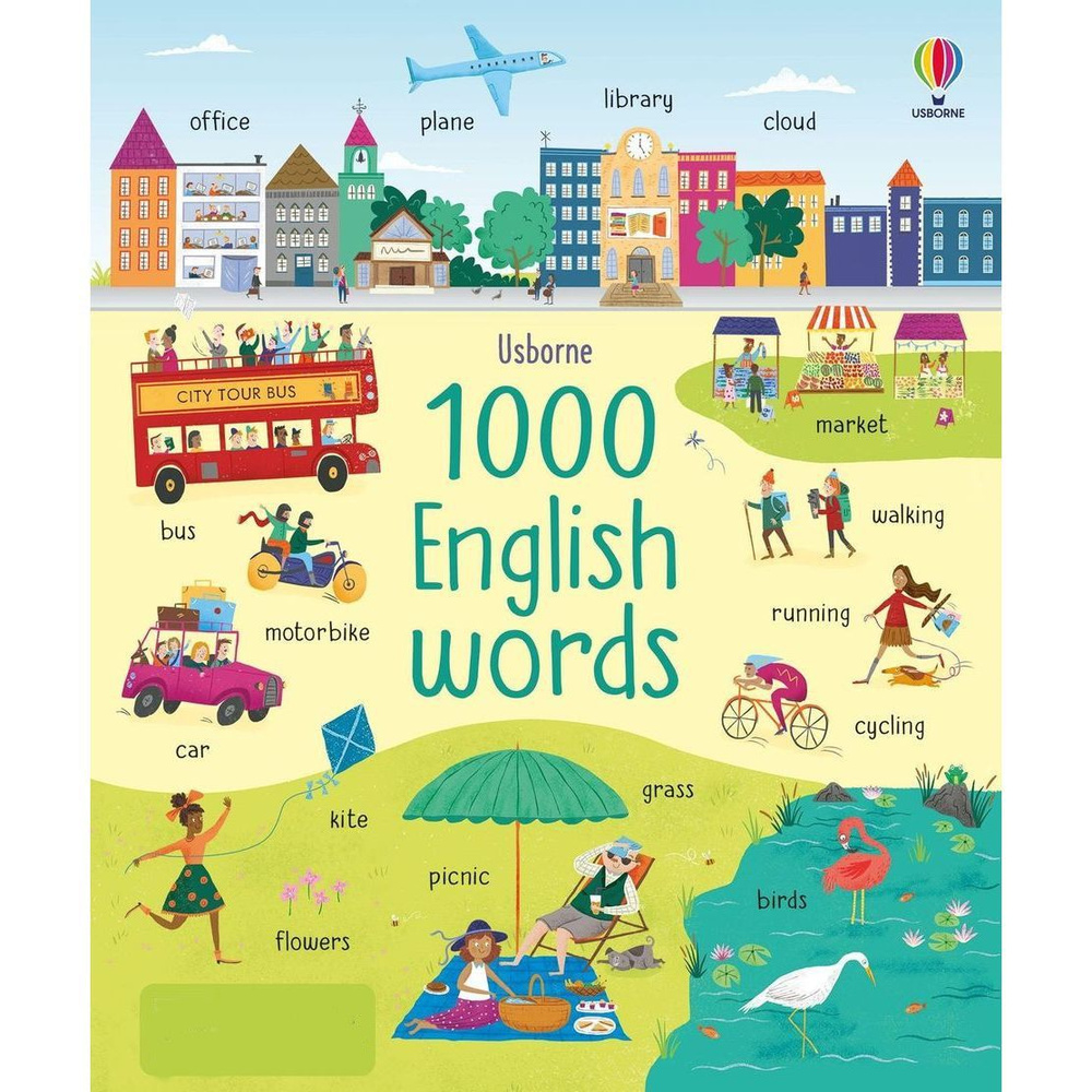 Usborne 1000 English Words английские слова лексика для начинающих ...