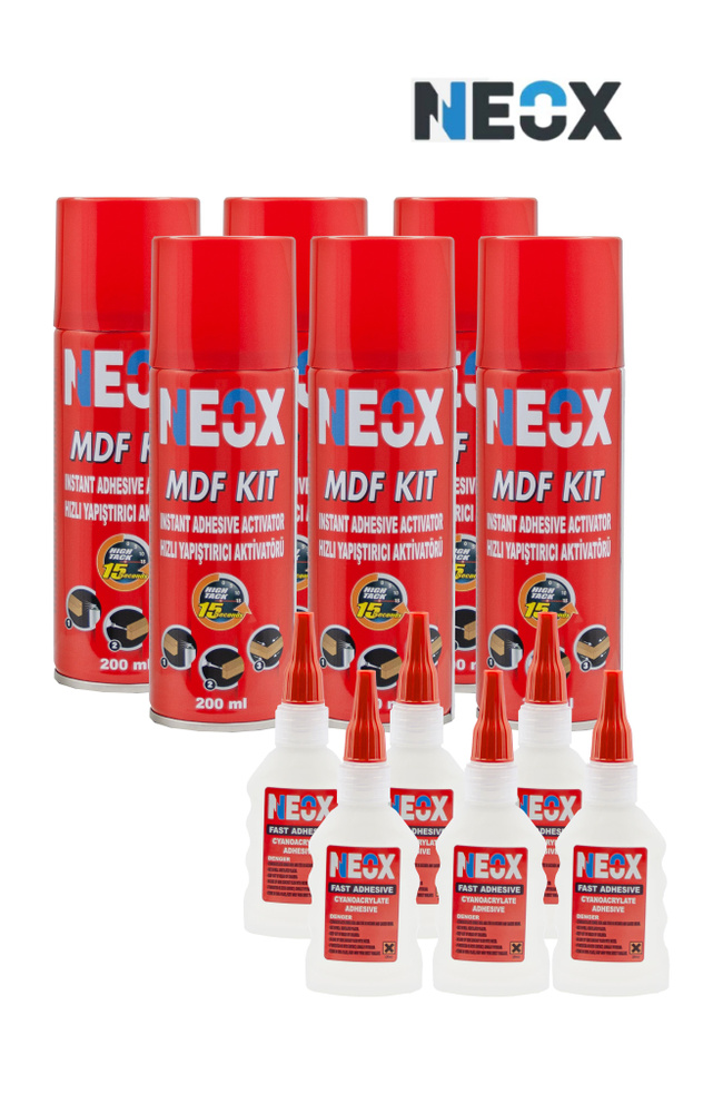 Универсальный двухкомпонентный клей NEOX 200мл. 40 гр. 6 штук - купить с доставкой по выгодным ...