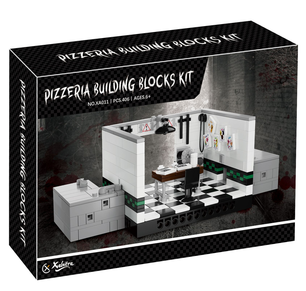 Конструктор Пять ночей у Фредди FNAF Pizzeria Stage building blocks kit ...
