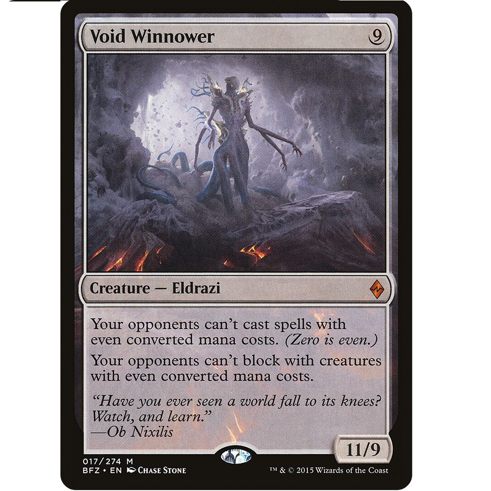 Коллекционные игровые карты Magic The Gathering Void Winnower - купить ...