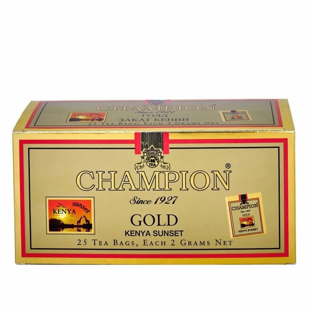 Чай Champion GOLD закат кении 25 пакетиков - купить с доставкой по ...