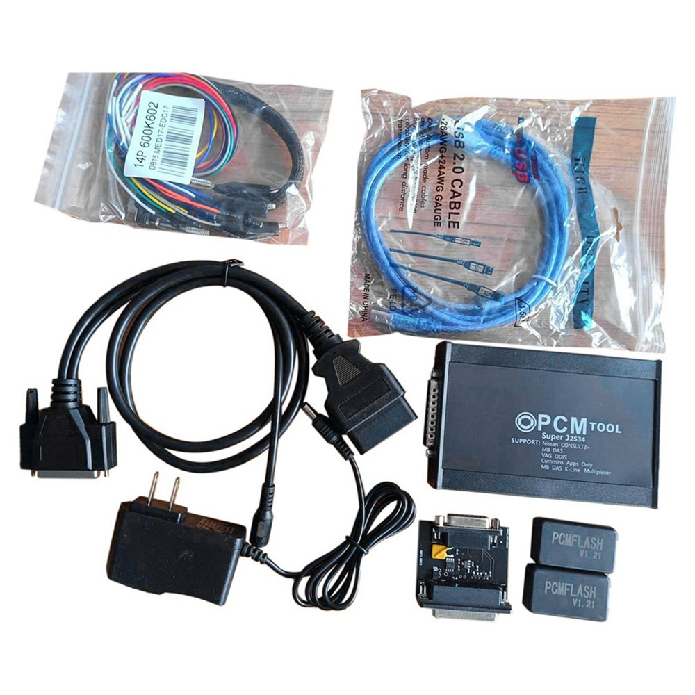V2.21.22 PCMTOOL OBD2 BENCH FLASH V1.20+V1.21 69 модулей чтения и ...