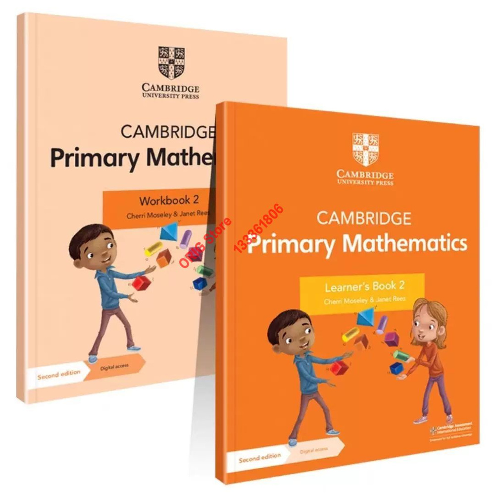 Cambridge Primary Mathematics Learner's Book 2 with Digital Access (1 Year) Textbook+workbook ...