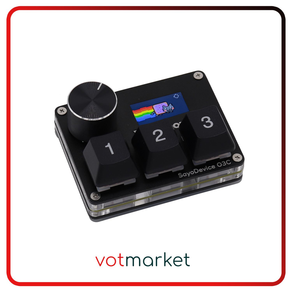 Игровая клавиатура VOROTEX SayoDevice O3C, для OSU и Geometry Dash ...