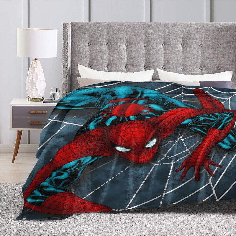 Плед с фотопринтом Spider-Man Пледы ЧЕЛОВЕК-ПАУК , Фланель, 150 см х 125 см купить на OZON по ...