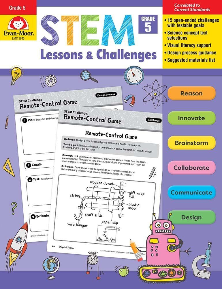 STEM Lessons & Challenges, Grade 5 купить на OZON по низкой цене ...