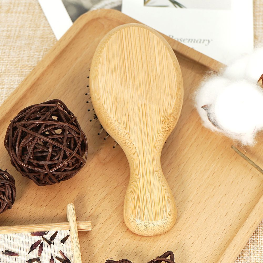 Расческа для волос мужская женская деревянная с натуральной щетиной ...