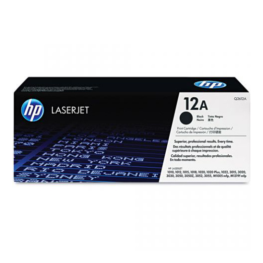 Расходник для печати HP Картридж HP Q2612A № 12A черный, Черный (black ...
