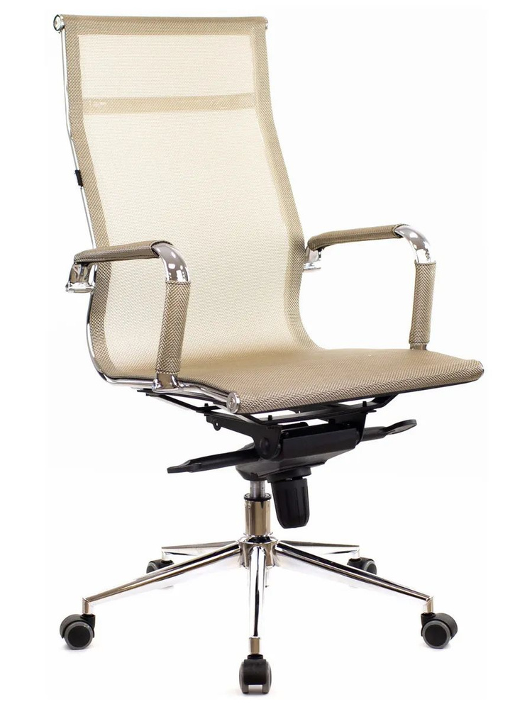 Кресло компьютерное офисное EVERPROF Opera M, стул на колесиках, высокая спинка, подлокотники ...