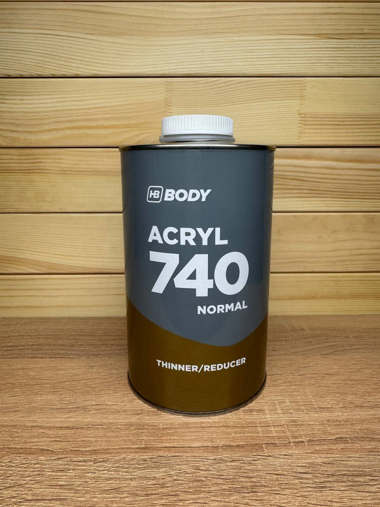 Разбавитель HB BODY 740 ACRYL NORMAL THINNER, прозрачный, банка, 1л ...