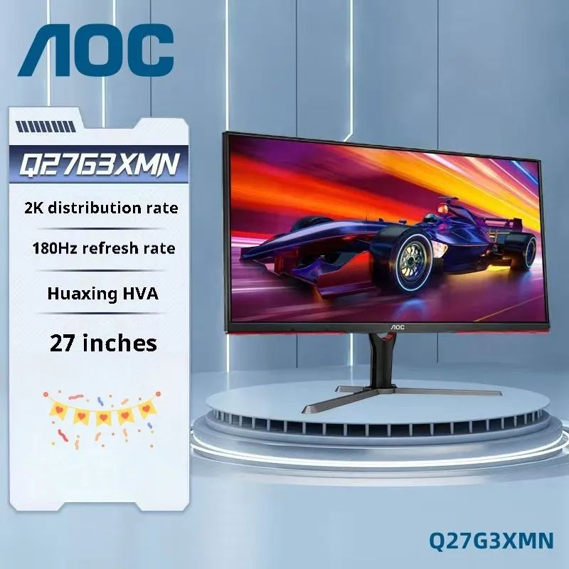 27" Монитор AOC Q27G3XMN, черный, красный купить на OZON по низкой цене (1899012831)