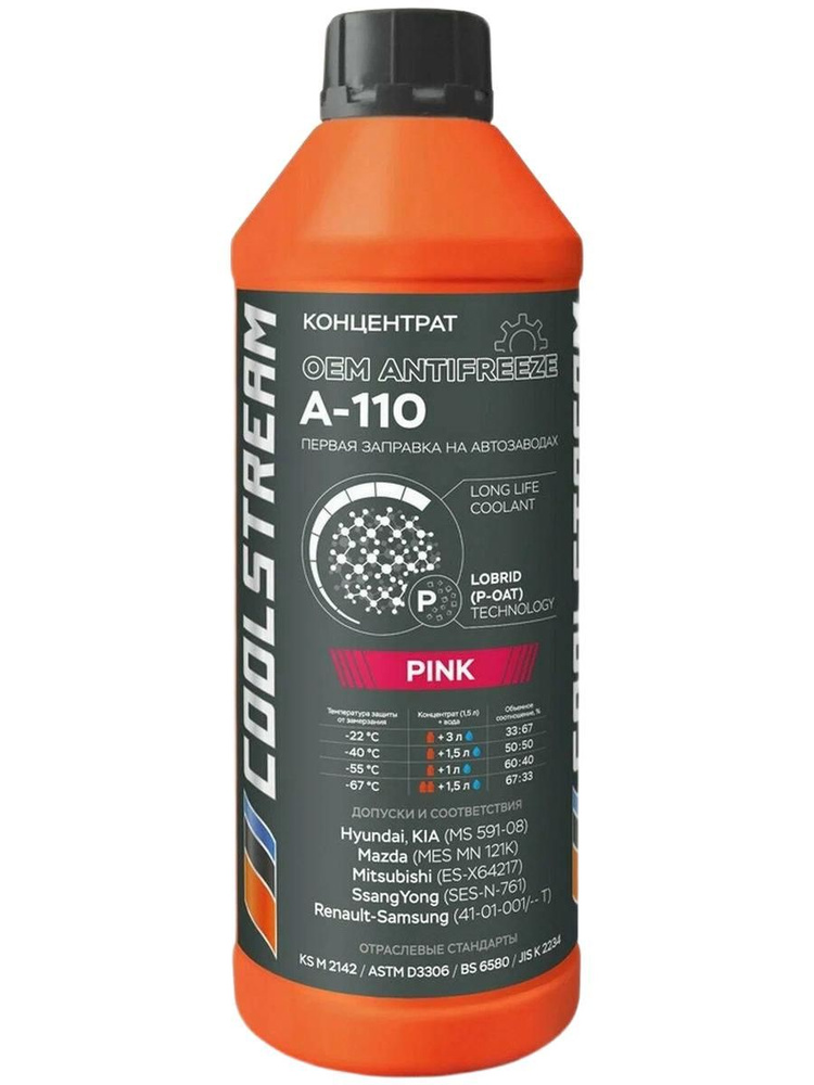 Антифриз концентрат CoolStream A-110 1,7KG купить на OZON по низкой цене (1872706622)
