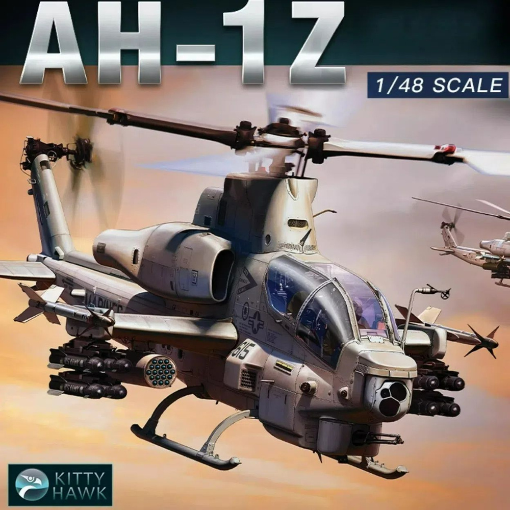 KittyHawk 80125 1/48 AH-1Z "Viper" Модель сборки вертолета купить на OZON по низкой цене ...