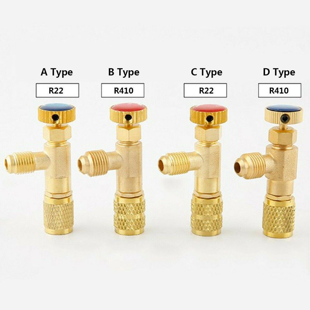 R22 R410A Адаптер Для Зарядки Кондиционера Воздуха Для Предохранительного Клапана 1/4 " купить c ...